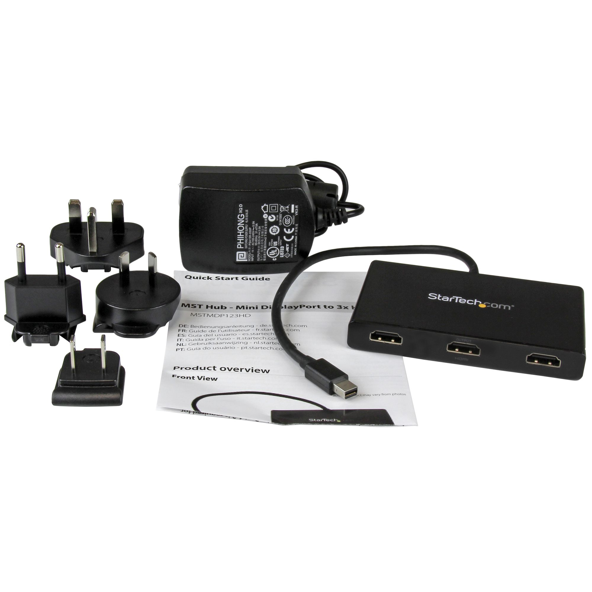 SPLITTER MULTIPLICADOR MST MINI DISPLAYPORT A 3 PUERTOS HDMI
