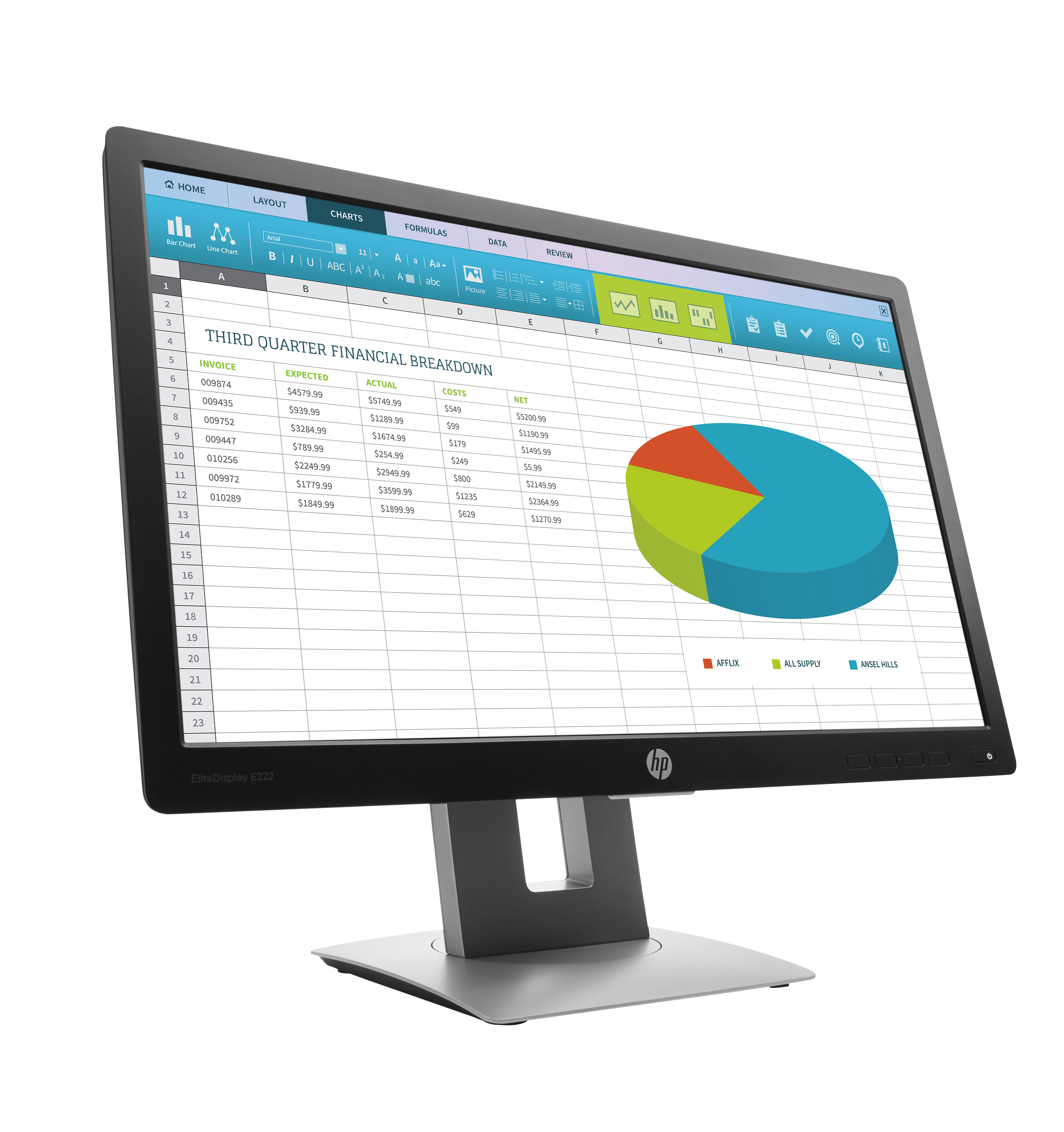 HP Business EliteDisplay E222 21.5" LCD Monitor | refurbished 21 Inch ...