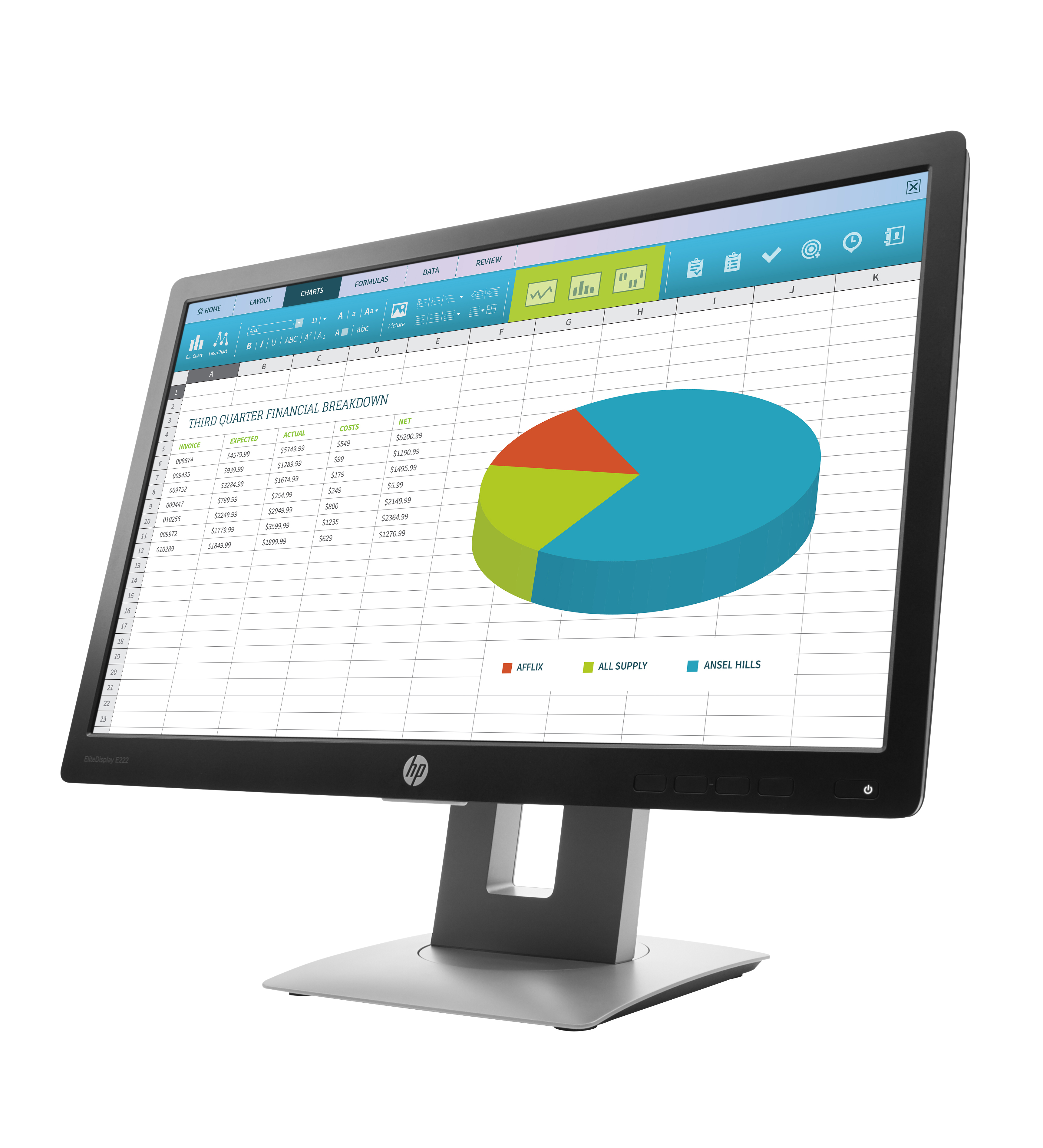 HP Business EliteDisplay E222 21.5" LCD Monitor | refurbished 21 Inch ...
