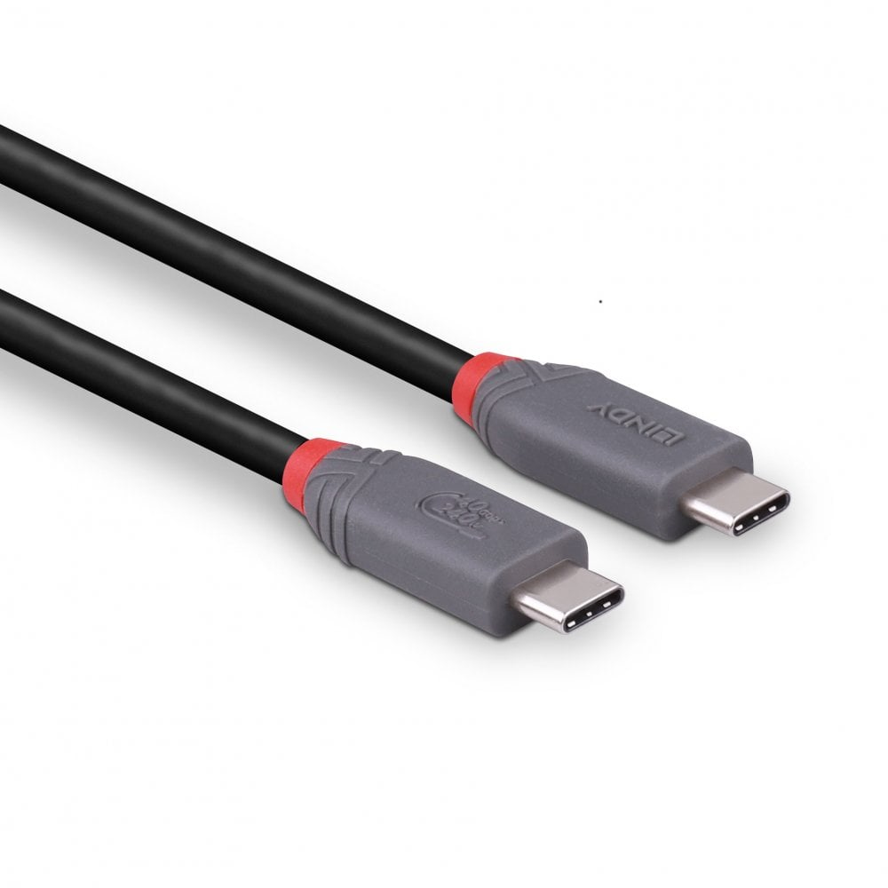 Buy Lindy 36956 0.8m USB 4 240W Type C Cable... | Comms Express
